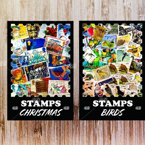 Postcard Stamp - Etsy