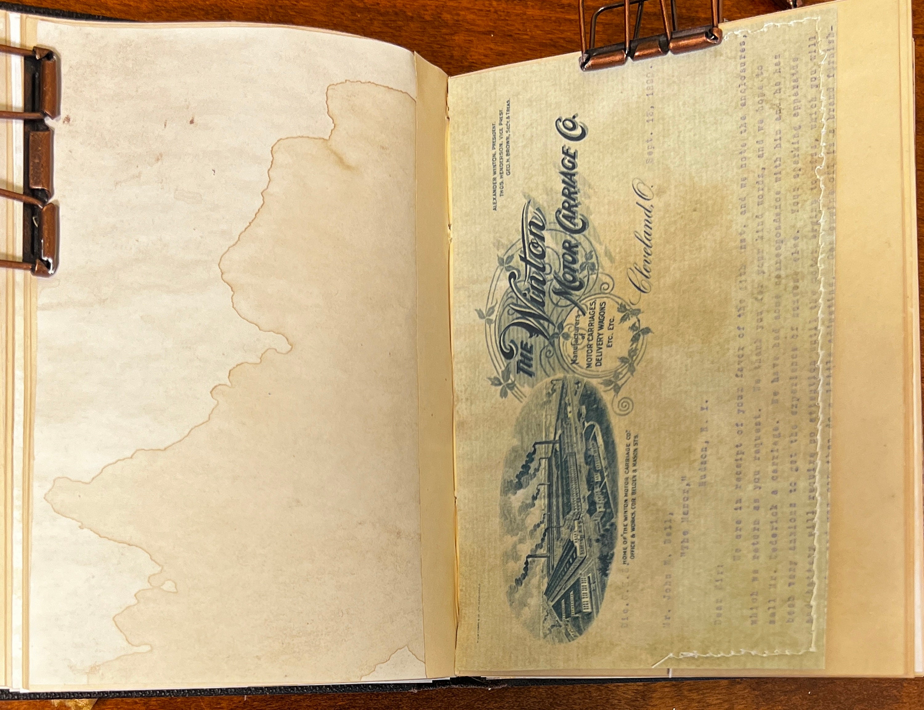 Altered Antique Book French Documents & Letters Junk Journal Ephemera ...