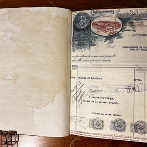 Altered Antique Book | French Documents & Letters | Junk Journal ...