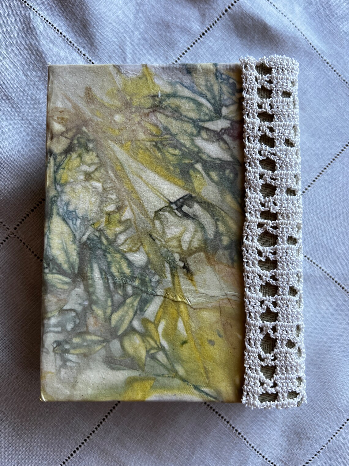 Blank Journal With Ecoprints Cover - Etsy
