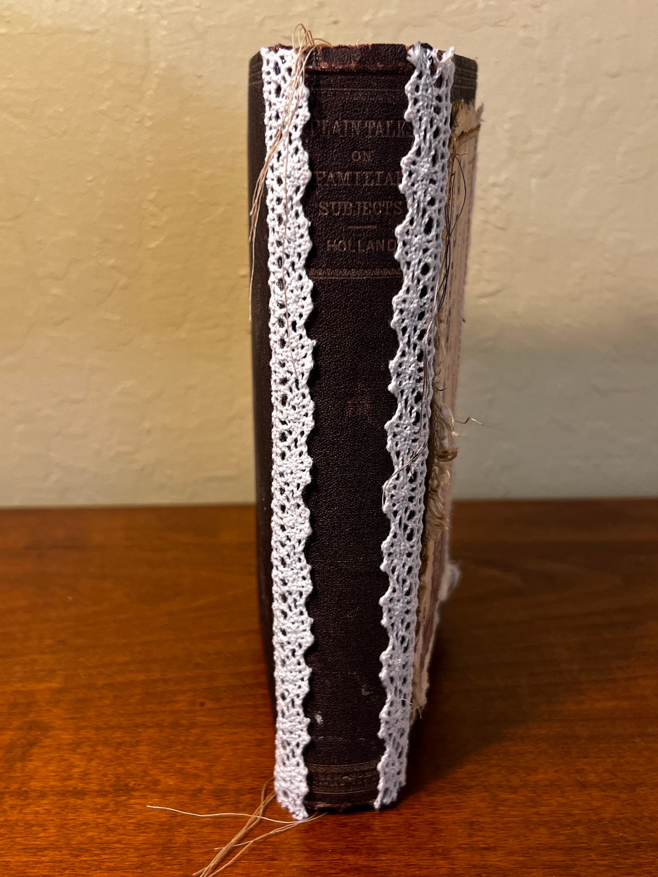 Altered Antique Book | French Documents & Letters | Junk Journal ...