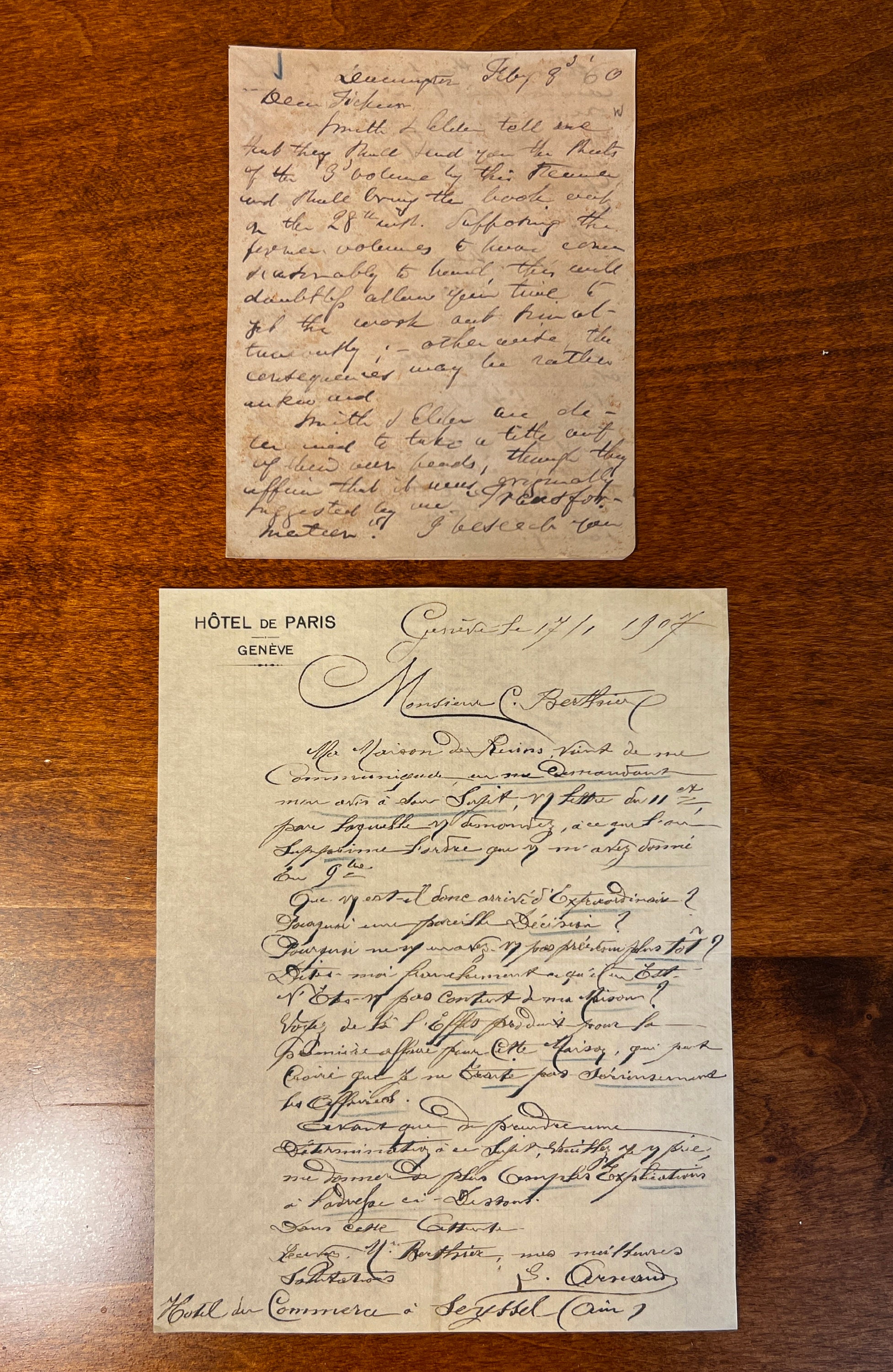 Altered Antique Book French Documents & Letters Junk Journal Ephemera ...