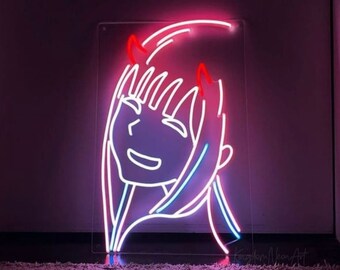 Zero Two Neon Sign - Etsy UK