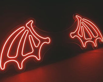 Devil Neon Sign - Etsy