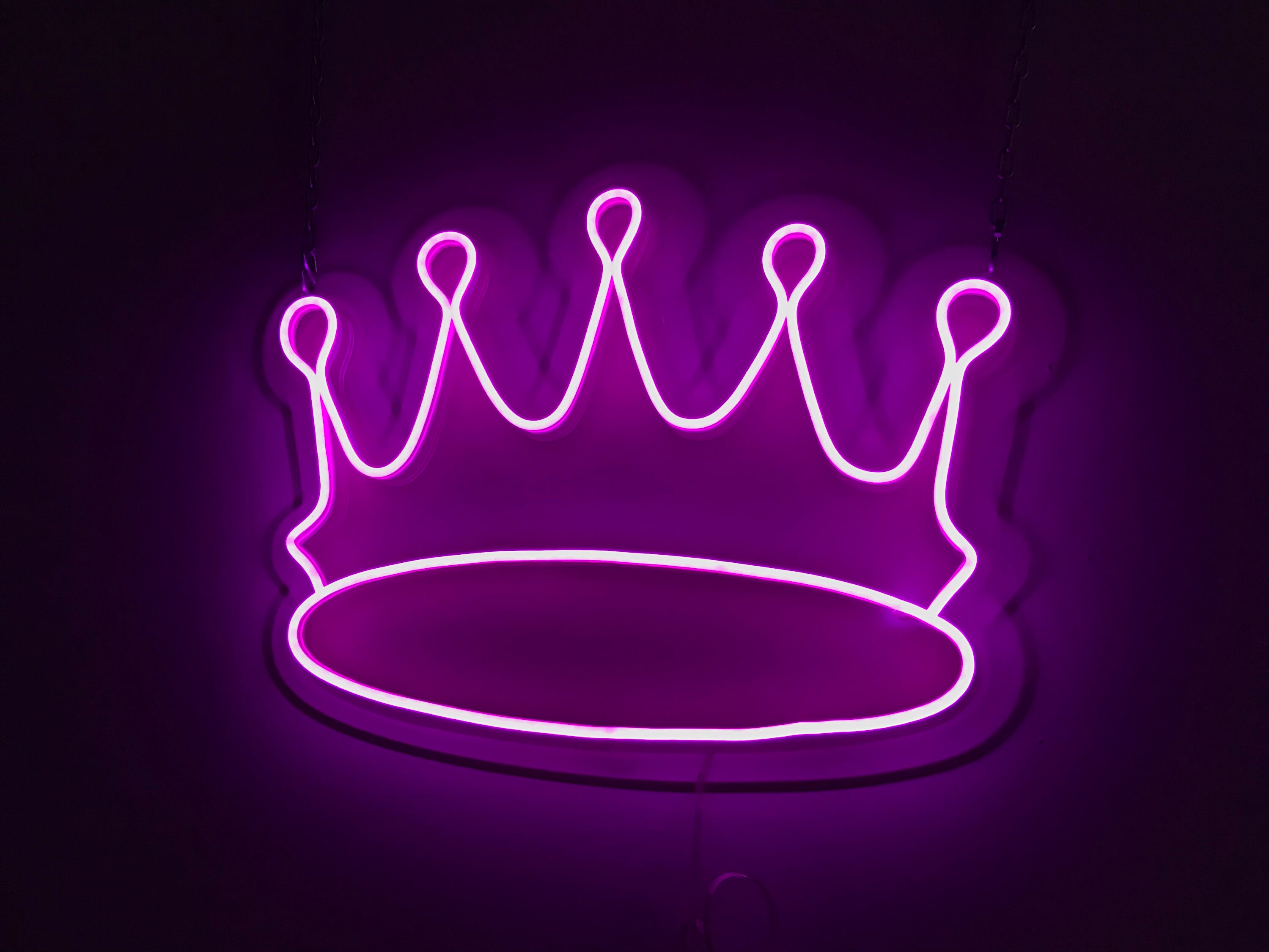 Crown LED Neon Sign King Crown Neon Art Crown Wall Lamp | Etsy