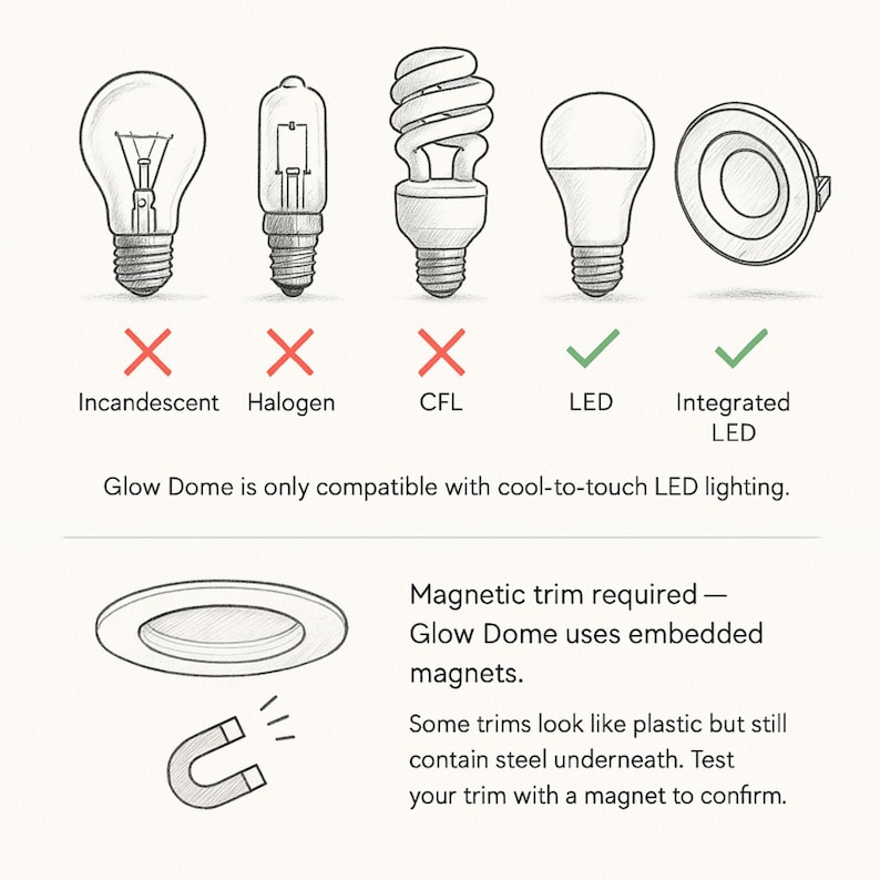 Halo Recessed Light Diffuser - Black & White Gold LED Downlight Cover ...