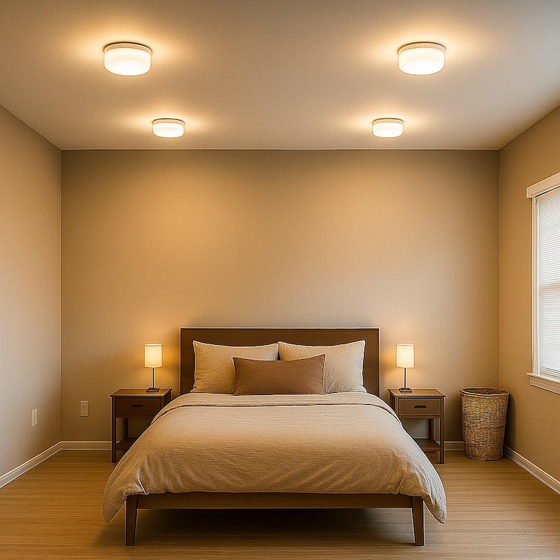 Glow Dome Recessed Light Diffuser - White Gold LED Downlight Covers ...
