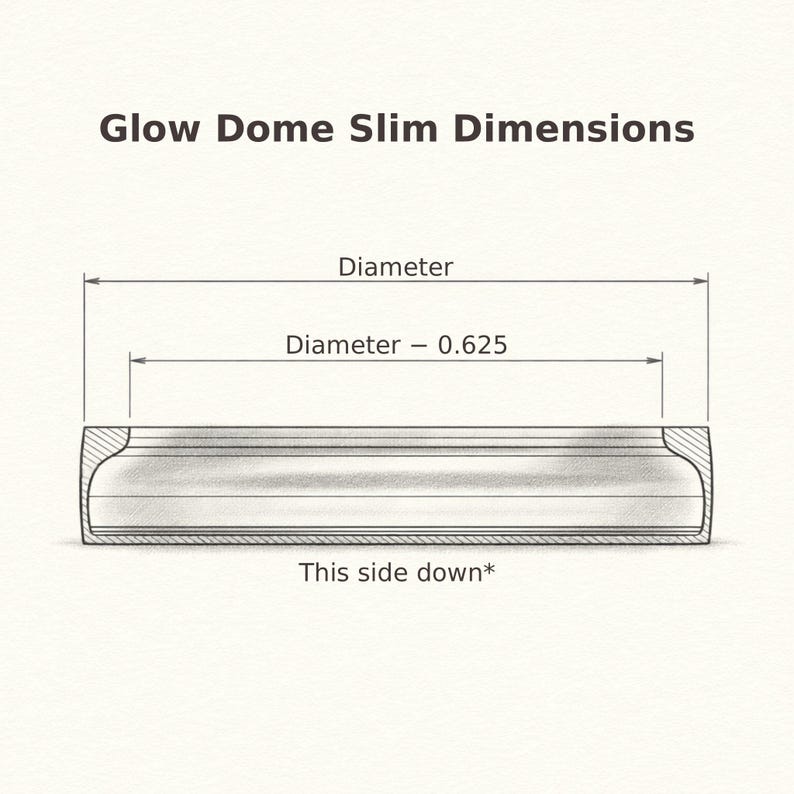 Slim Recessed LED Light Diffuser Cover With Magnetic Mount - Soften ...
