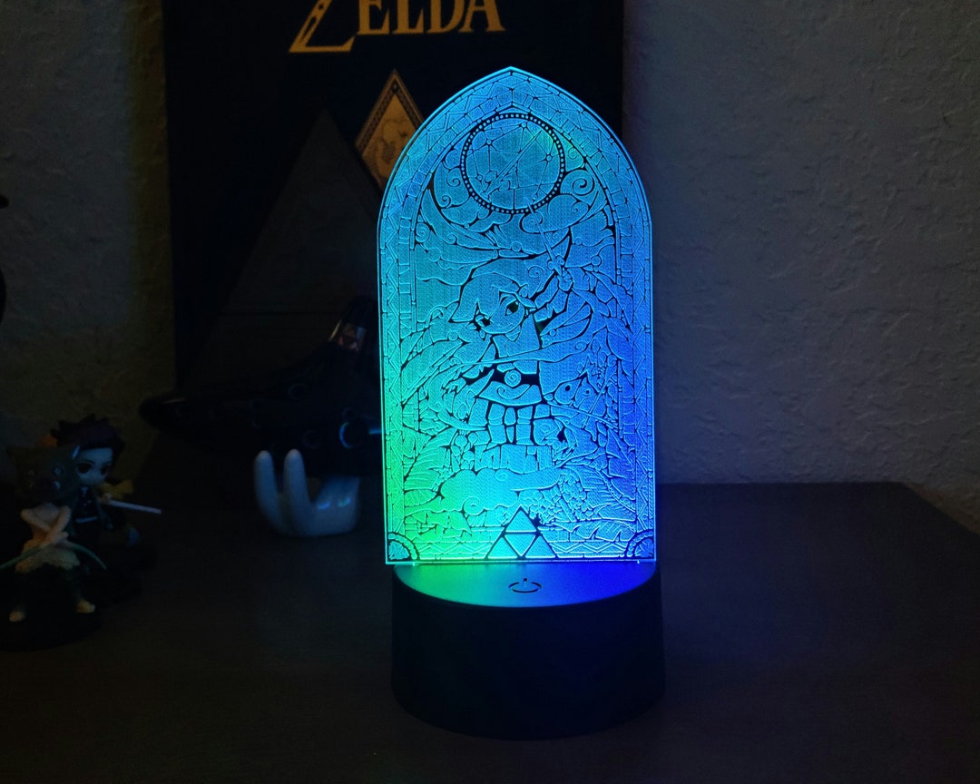 Legend of Zelda Wind Waker Inspired RGB LED Light - USB or Battery ...