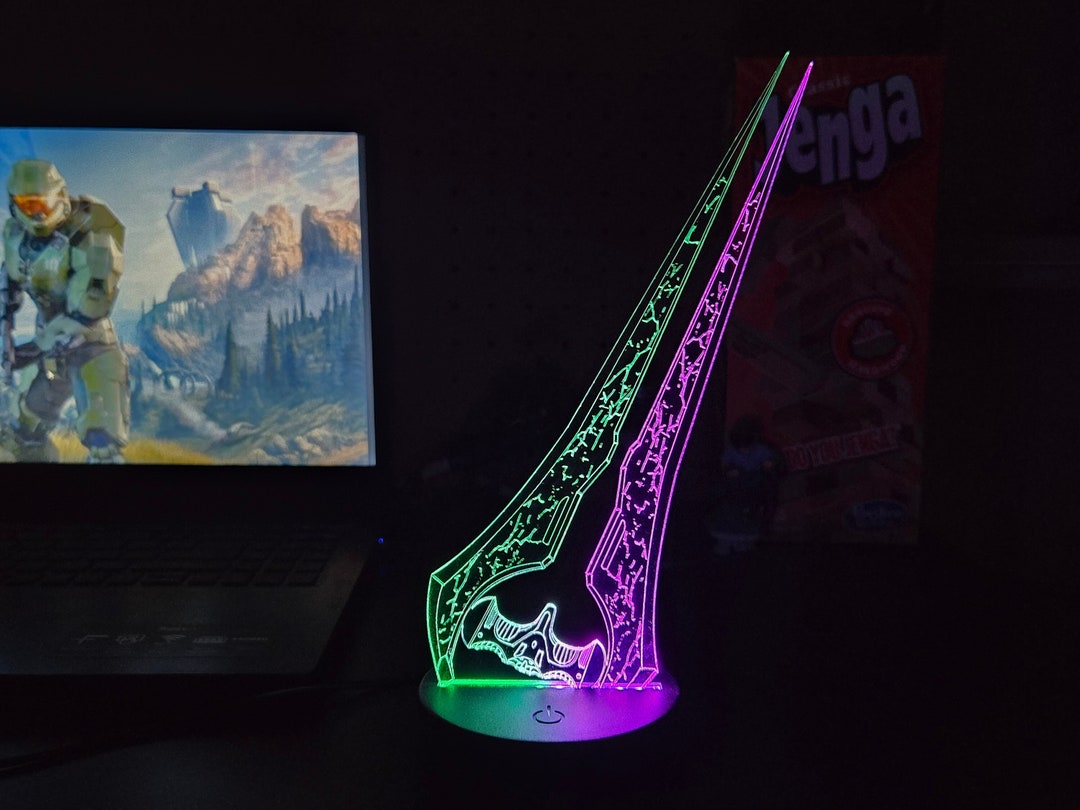 Halo Energy Sword Inspired RGB LED Light Change to Different Positions ...