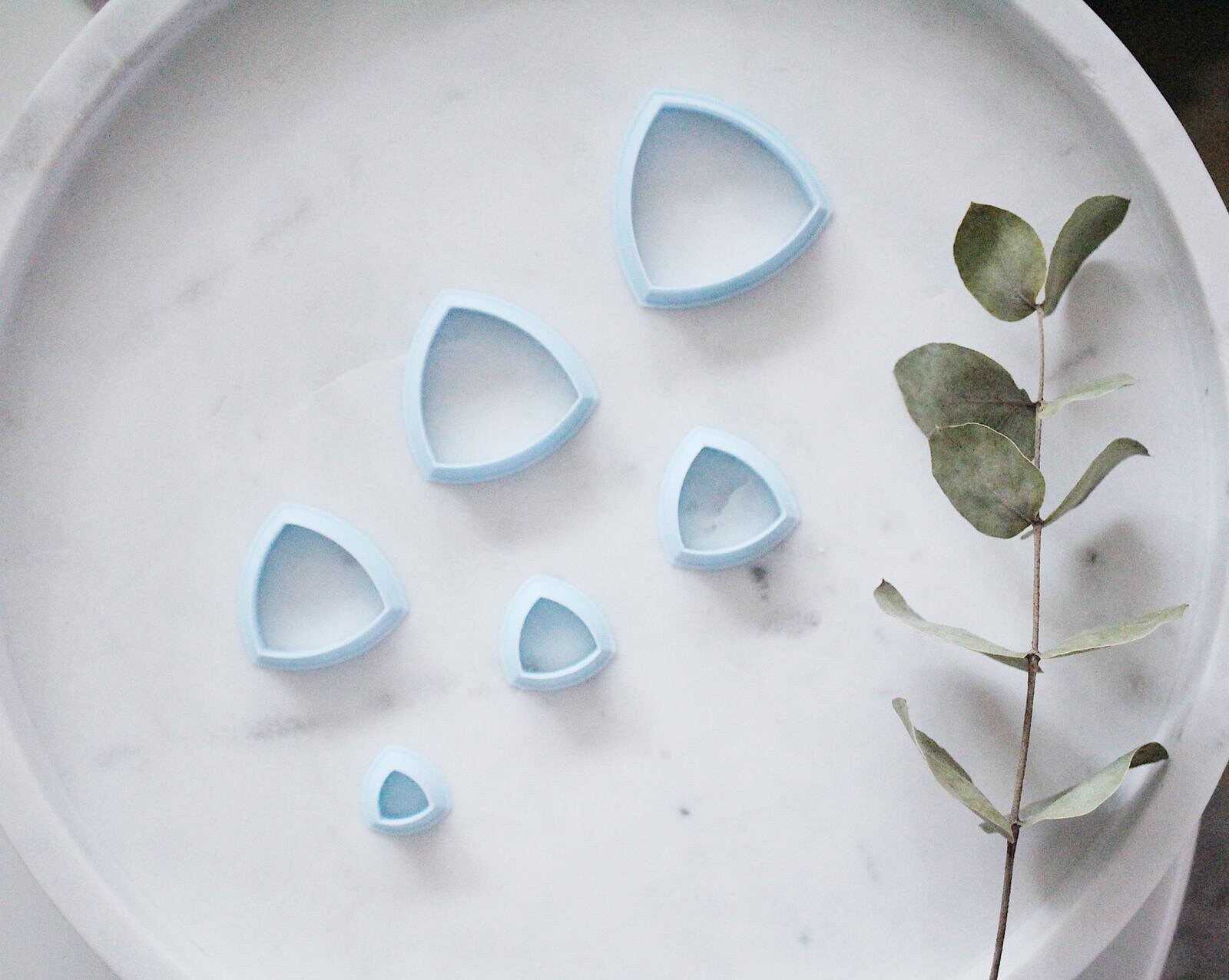 Rounded Triangle Polymer Clay Cutters - Etsy