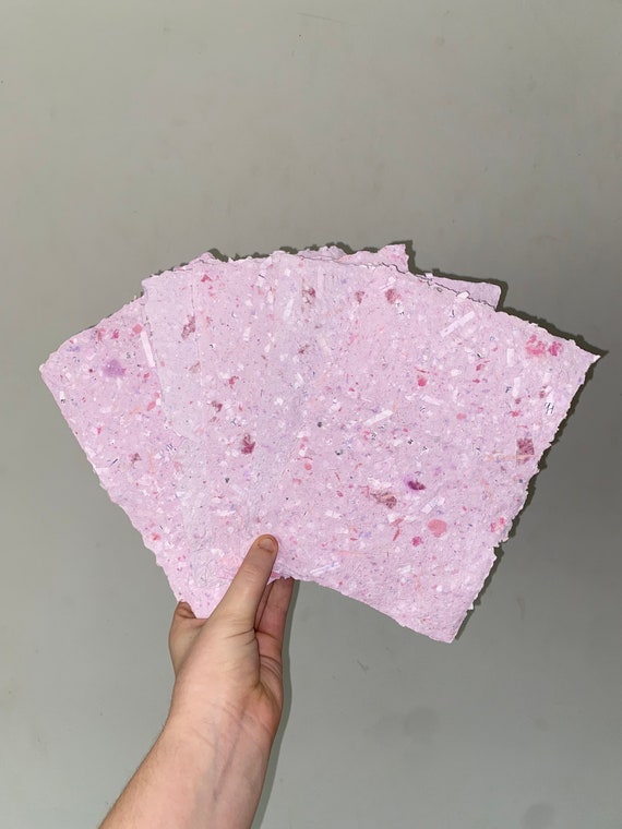 Pink Handmade Paper Texture