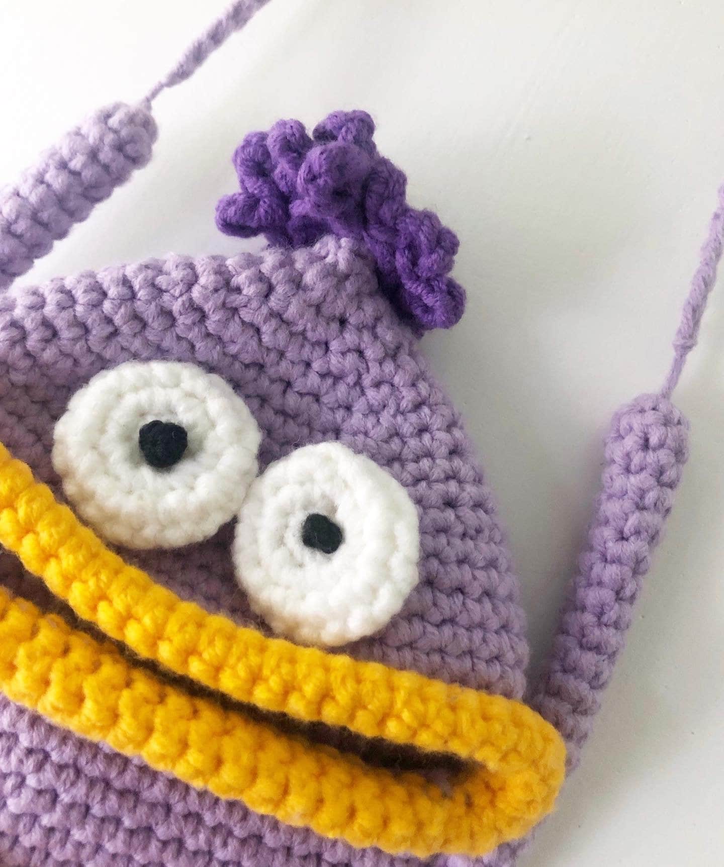 Monster Pouch Crochet Pattern - Etsy