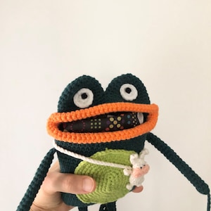 Ugly Frog Pouch - Crochet Pattern - Etsy