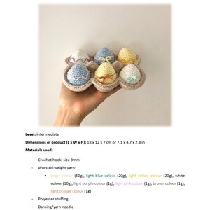 Carton of Eggs - Amigurumi Crochet Pattern - Etsy