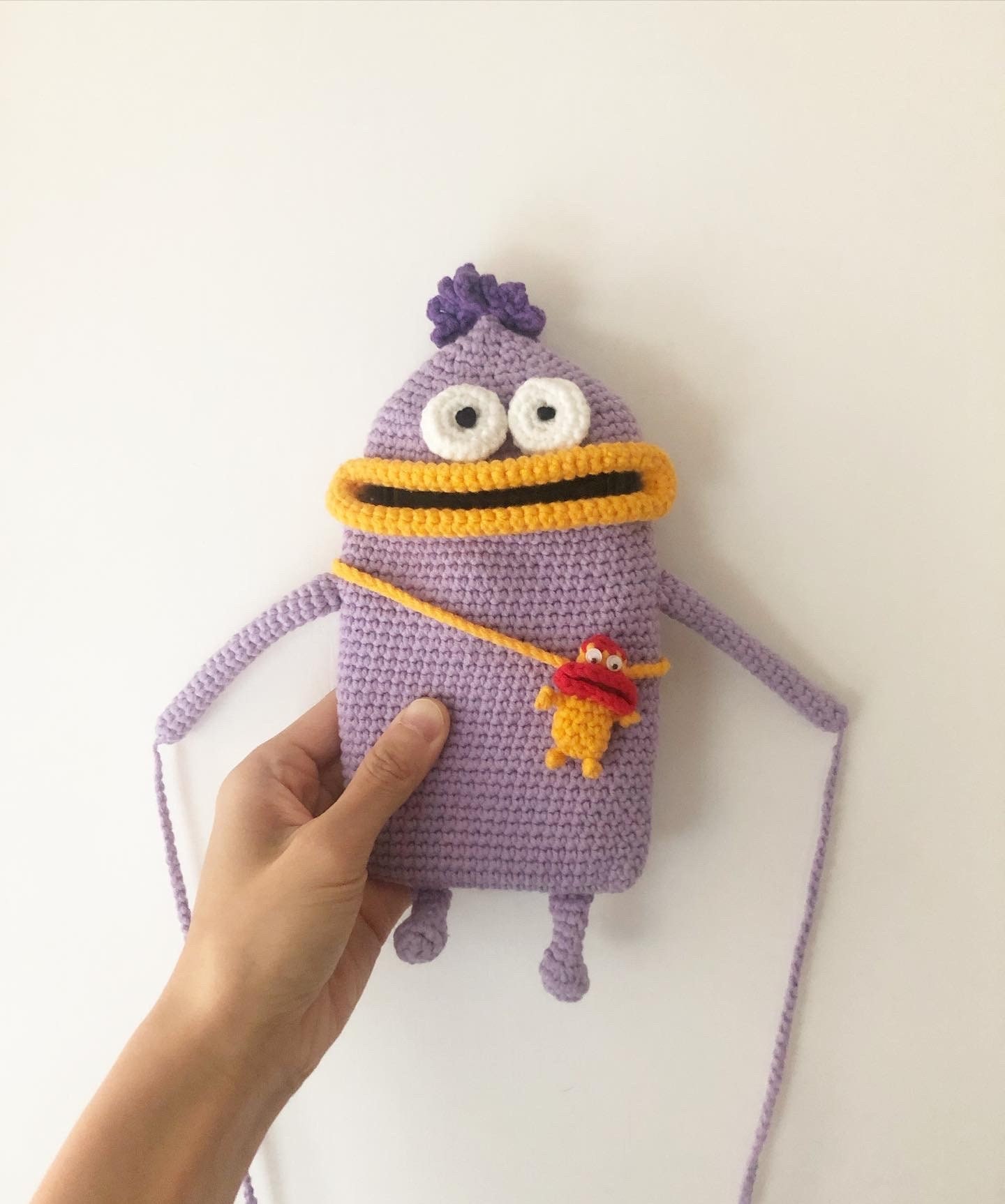 Monster Pouch Crochet Pattern - Etsy