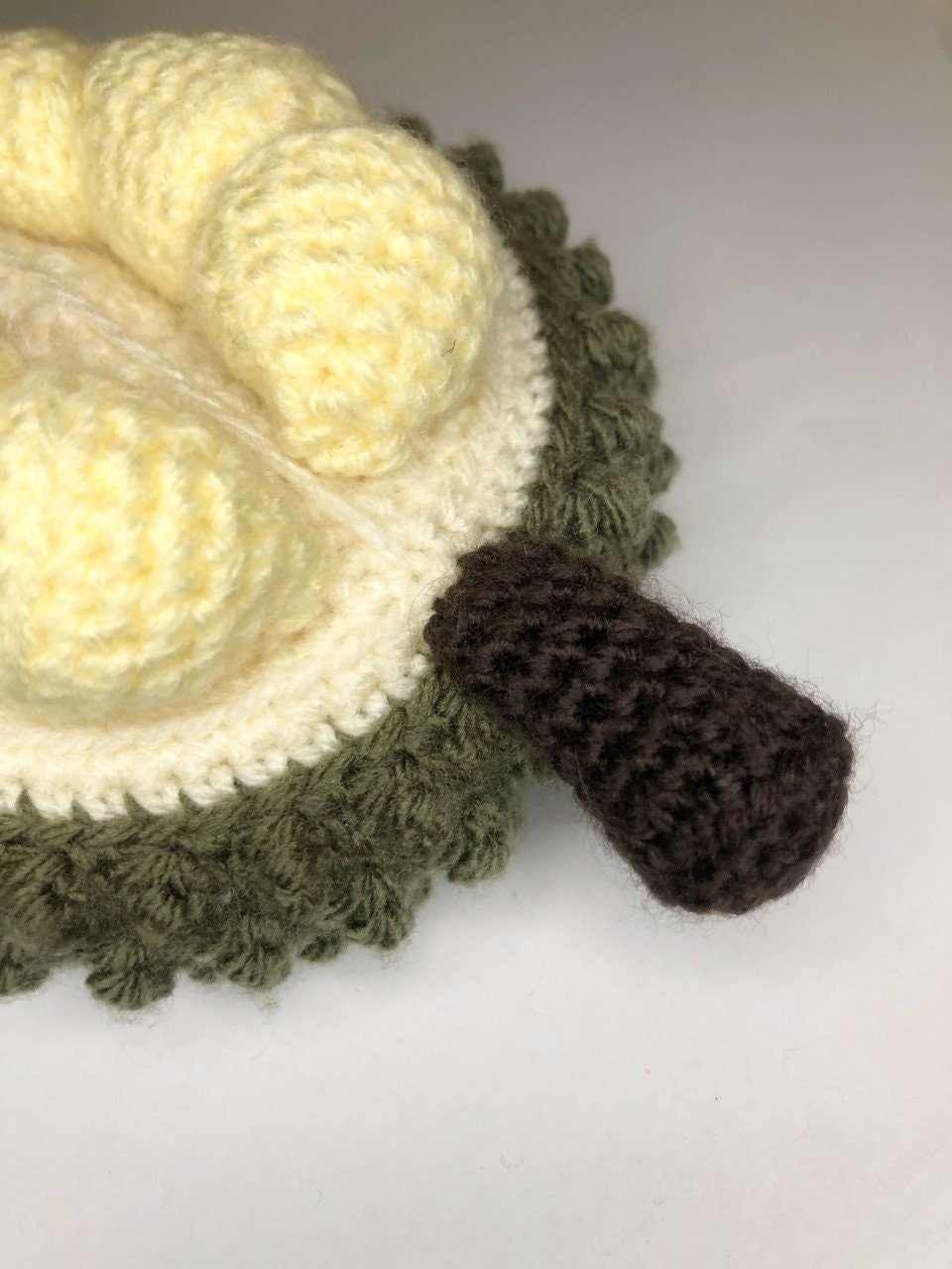 Half Durian - Amigurumi Crochet Pattern - Etsy