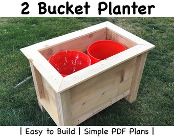Wood Bucket Plans - Etsy
