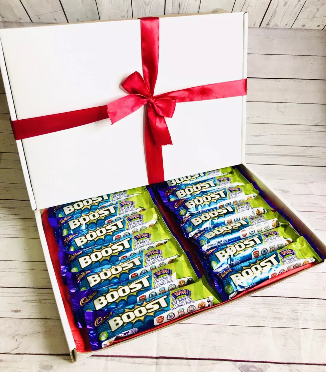 Boost Chocolate Bars Large Gift Hamper Personalised - Etsy