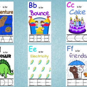 Digital ABC Writable Flashcards With Memory Matching Game, Printables ...