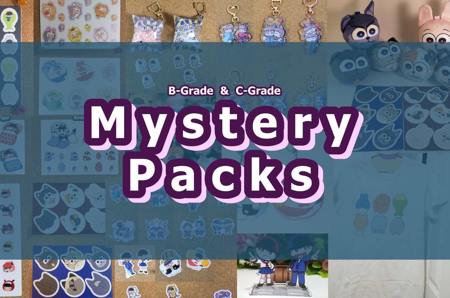 Osomatsu San A grade B grade And C grade Mystery Pack Acrylic Charms Osomatsu San A grade B grade And C grade Mystery Pack Acrylic Charms