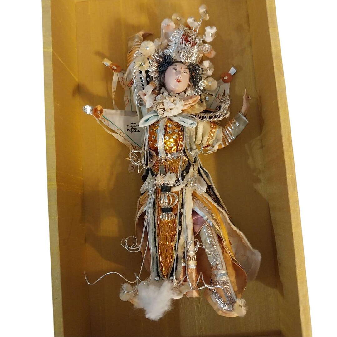 Vintage Chinese Opera Doll Theatre Ornate Clothing - Etsy