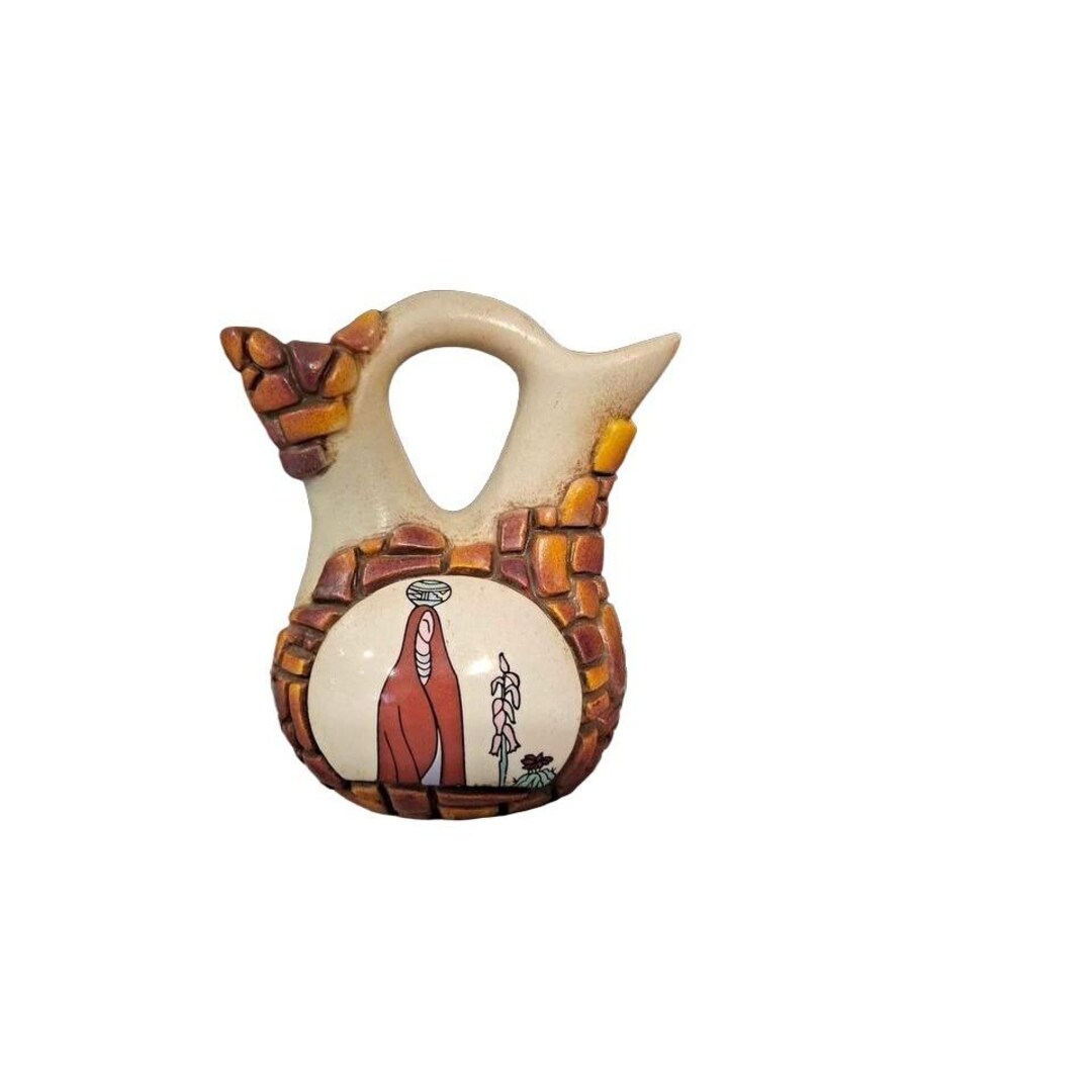 Navajo Style Wedding Vase Hand Painted Raised Bricks Vintage - Etsy