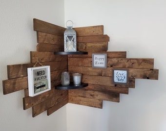 Rustic Corner Table | Etsy