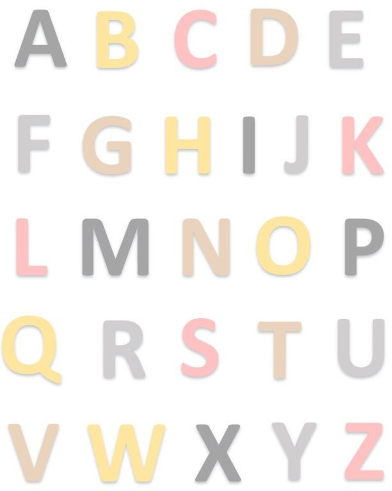Printable Alphabet Uppercase Alphabet Pre-k Worksheet Colorful Alphabet ...