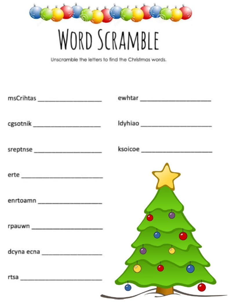 Christmas Activity Trio; Printable; Christmas; Winter Activity; Kids ...