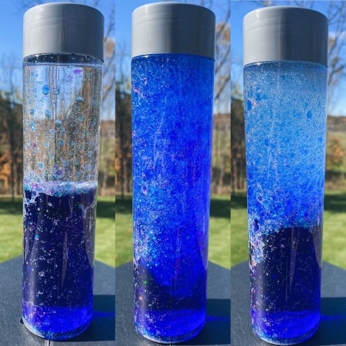 Sensory Bottle Kids Gift Calming Jar Glitter Jar Learning - Etsy