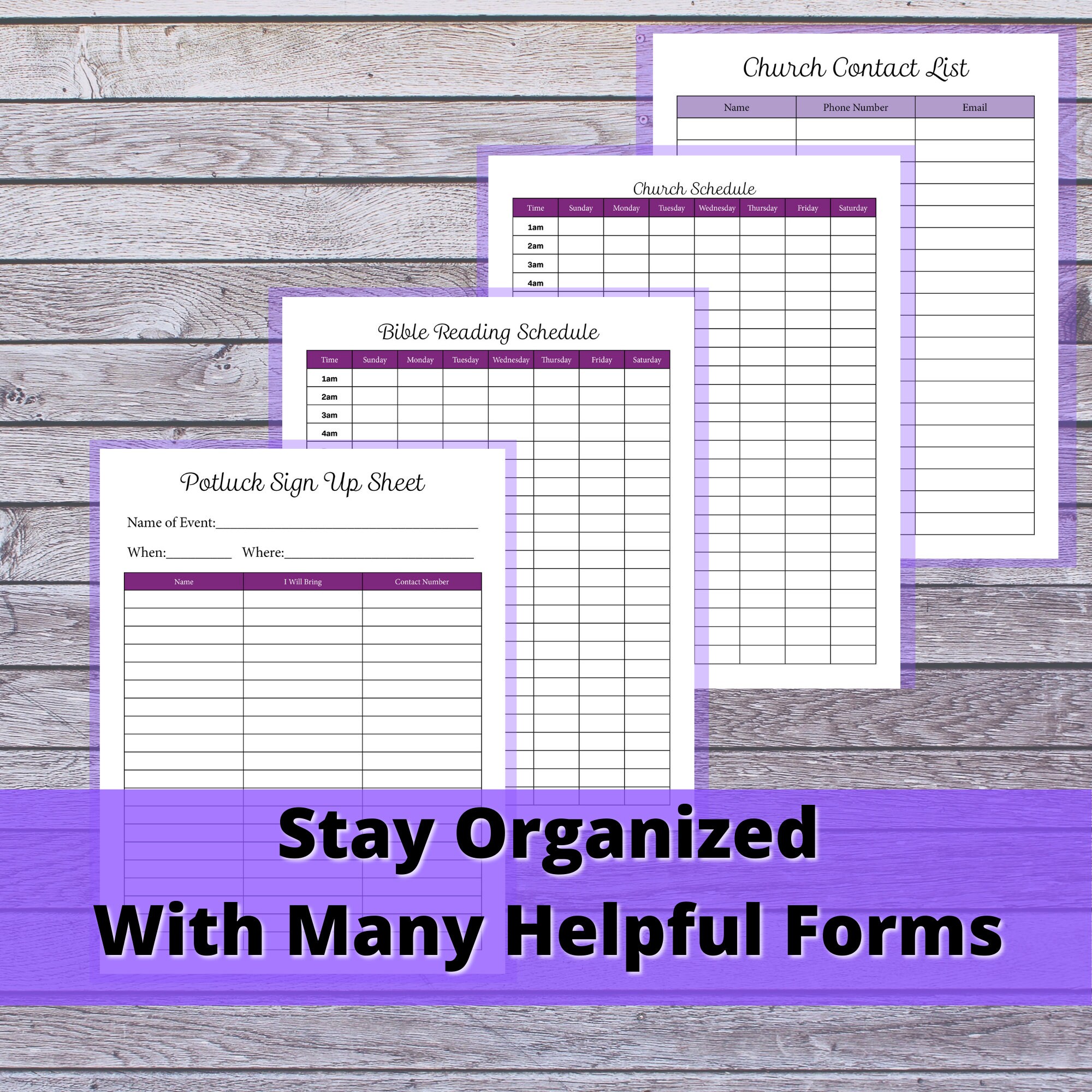 20 Pages Christian Bundle Pack Editable & Printable Pdf and - Etsy