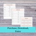Productivity Printable Bundle, Complete Editable Packet, Templates to ...