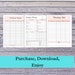 Productivity Printable Bundle, Complete Editable Packet, Templates to ...