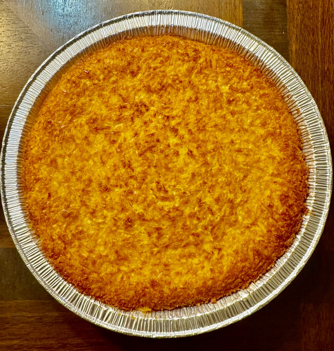 Coconut Custard Pie ( 10 Inch ) - Etsy