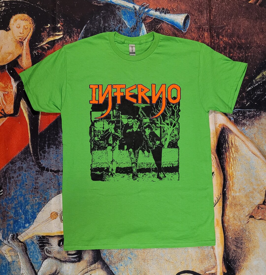 Inferno Shirt (german Punk) - Etsy