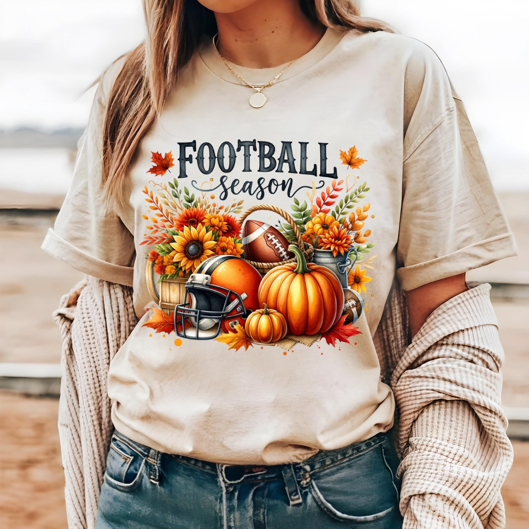 Football Season Fall Png, Fall Png, Football Png, Cute Sports Png ...