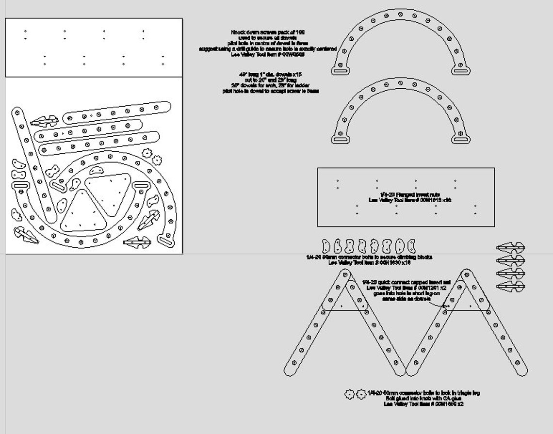 Pikler Arch Climbing Triangle, and Plank CNC Router Design Files - Etsy