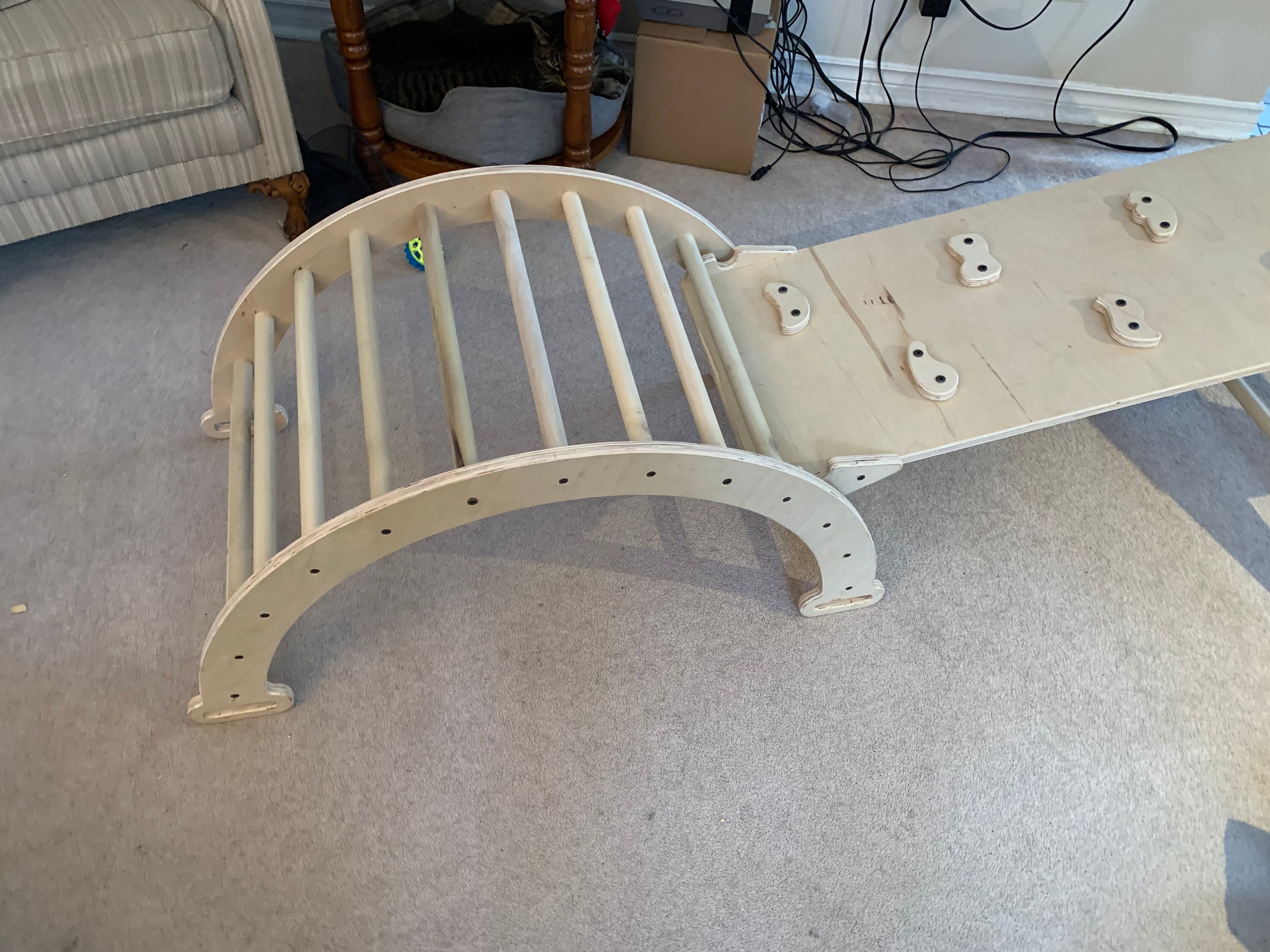 Pikler Arch Climbing Triangle, and Plank CNC Router Design Files - Etsy