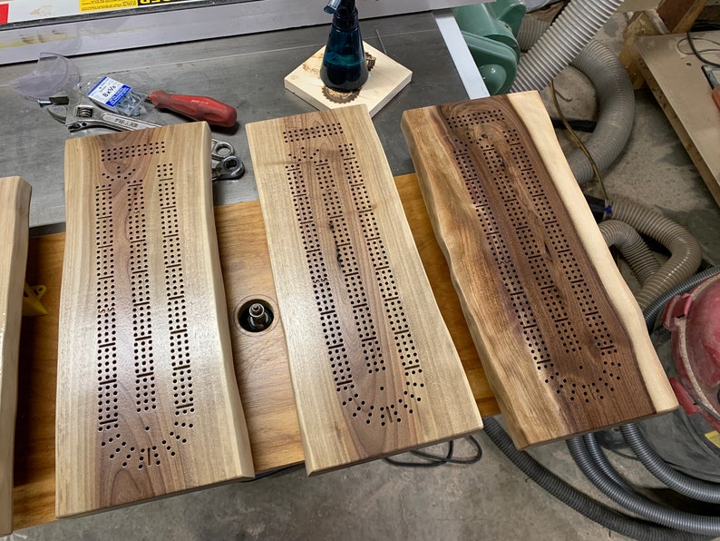 Cribbage Board CNC File 4.5"x15" Crv/dxf/svg - Etsy