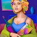 Bonnet Bae A.k.a Mone’ Liza, 16" X 20" - Etsy