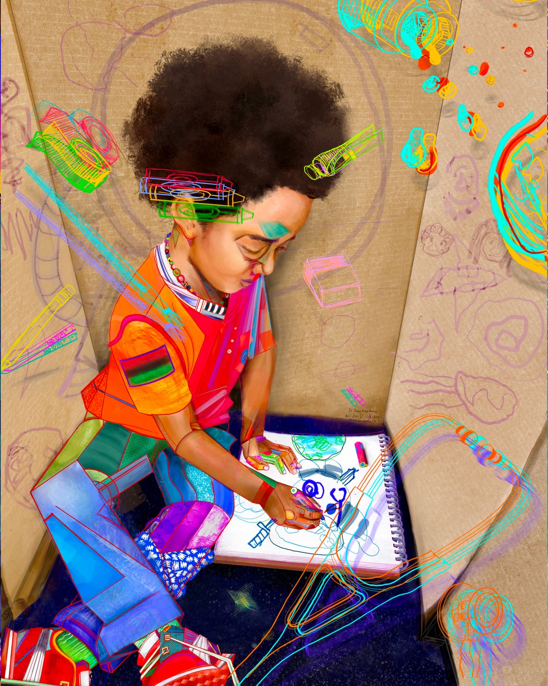 Dr. Space Ninja Artist - Etsy