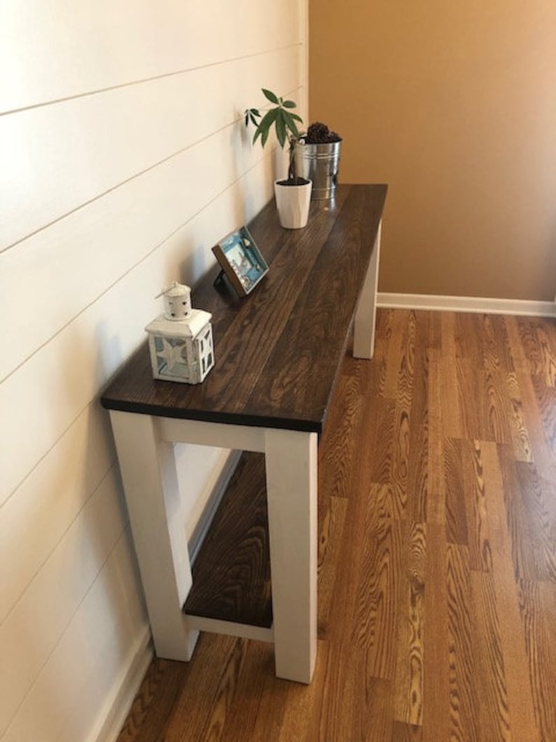 Farmhouse Console Table - Etsy