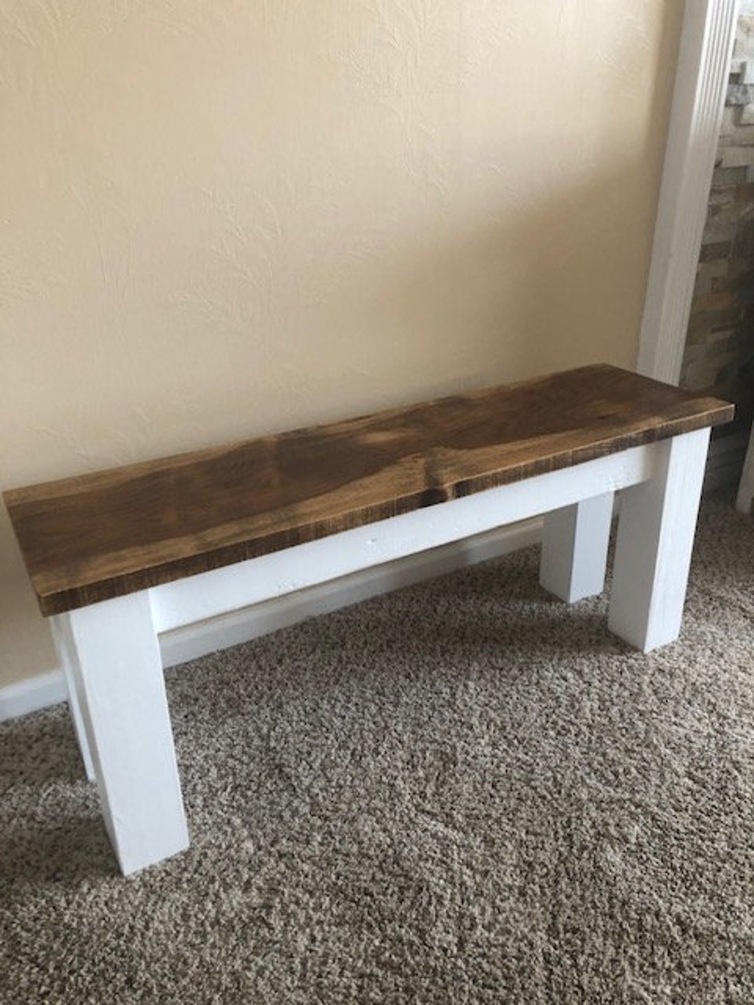 Classic Farmhouse Bench - Etsy