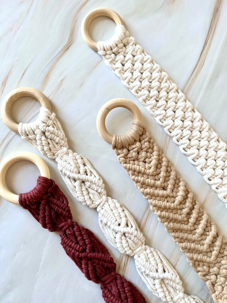 Selene Handmade Macrame Belt Bohemian Style Belt Rope Belts for Women ...