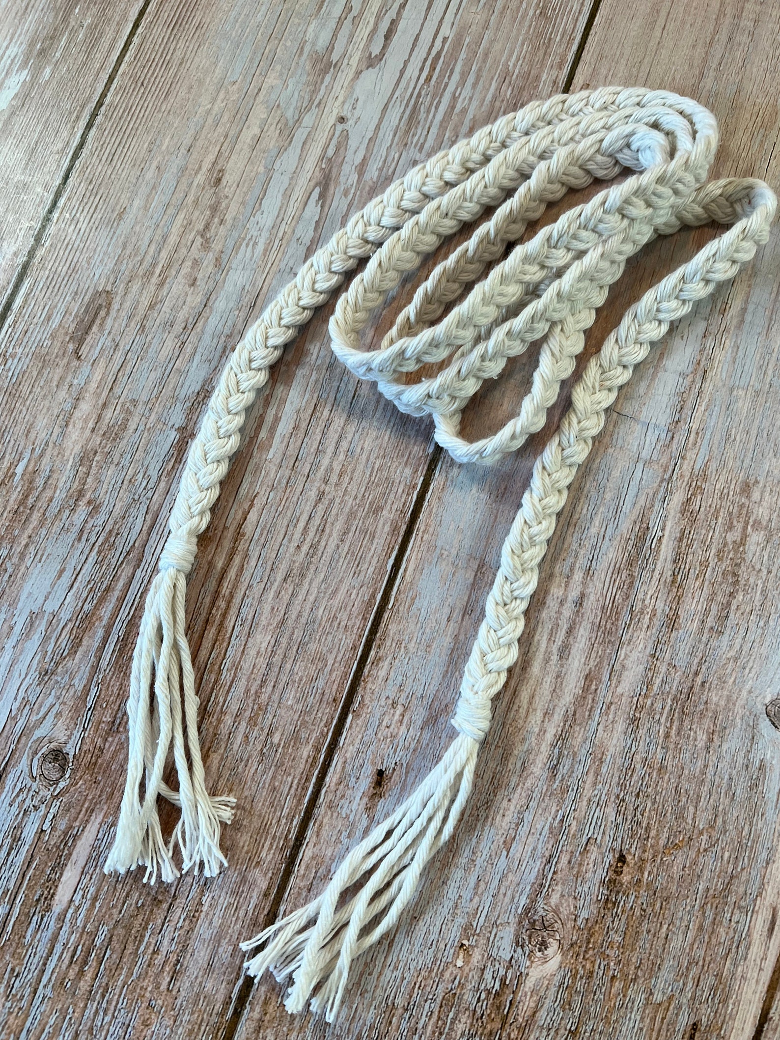 Narrow Braided Waist Belt , Thin Braided Rope Belt, Braided Cotton Wrap ...