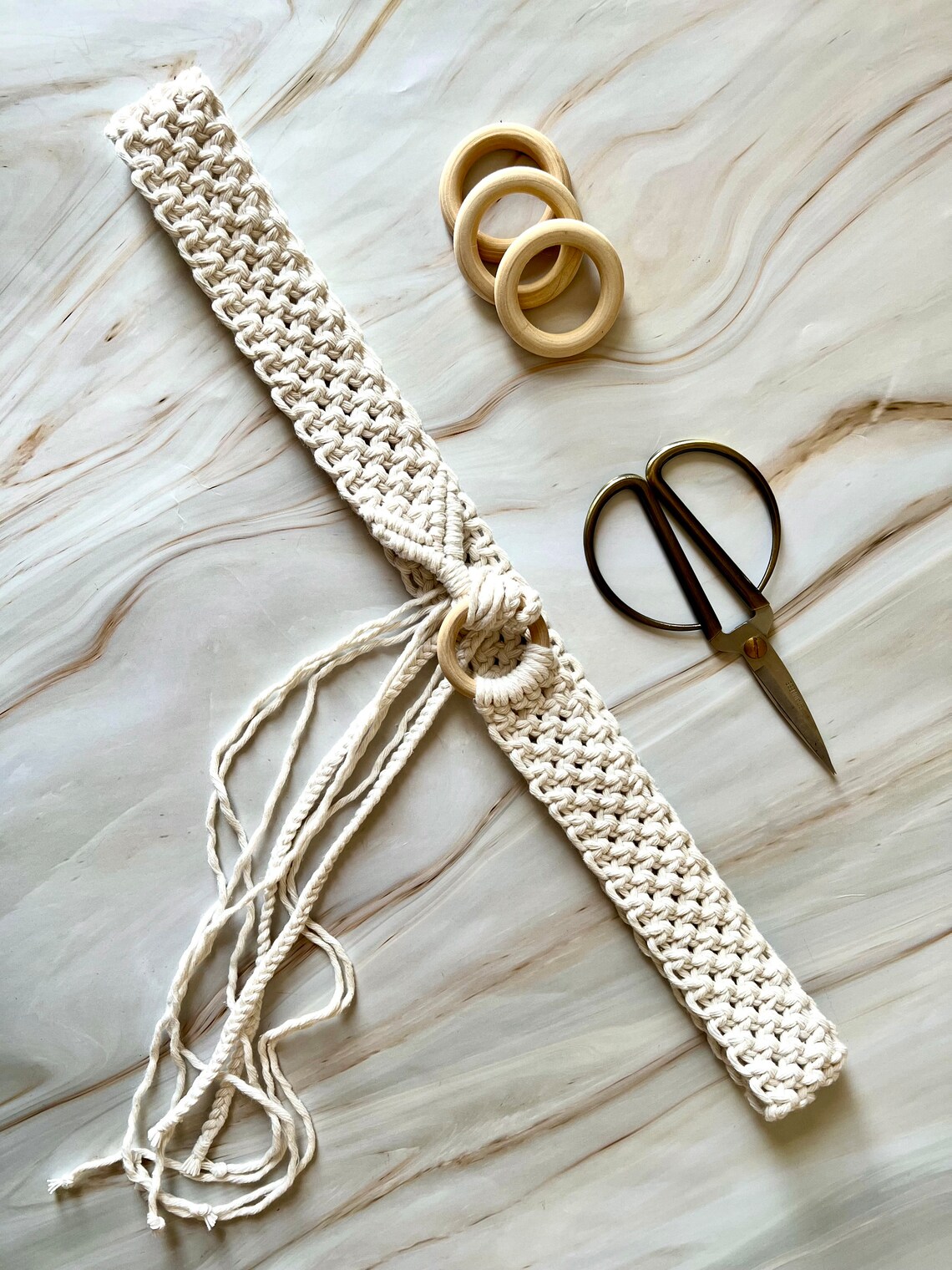 Selene Handmade Macrame Belt Bohemian Style Belt Rope Belts for Women ...