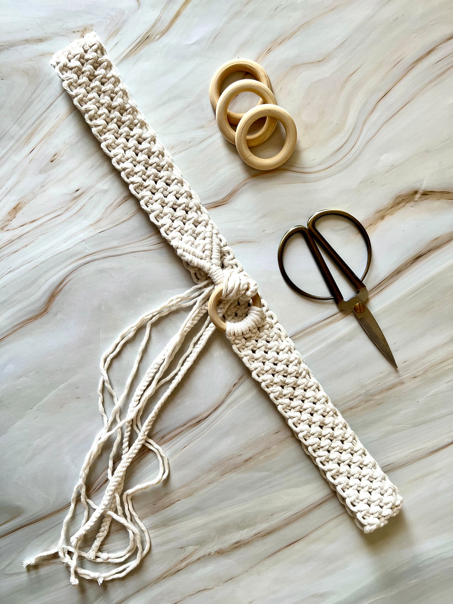 Selene Handmade Macrame Belt Bohemian Style Belt Rope Belts for Women ...