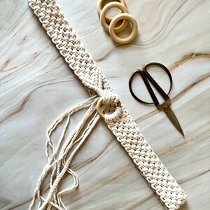 Selene Handmade Macrame Belt Bohemian Style Belt Rope Belts for Women ...