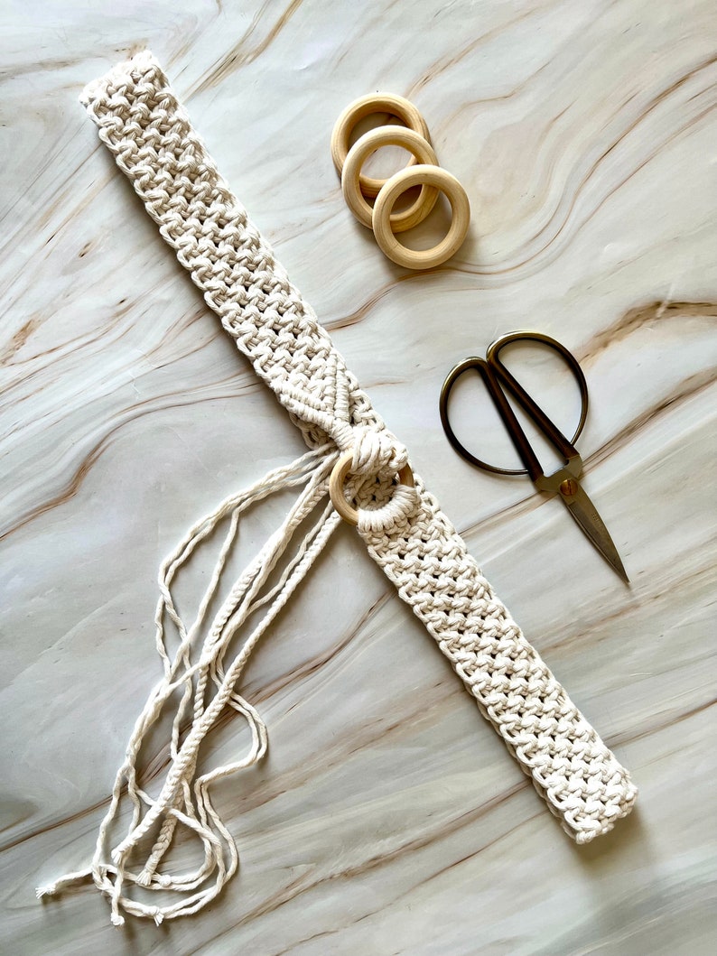 Selene Handmade Macrame Belt Bohemian Style Belt Rope Belts for Women ...